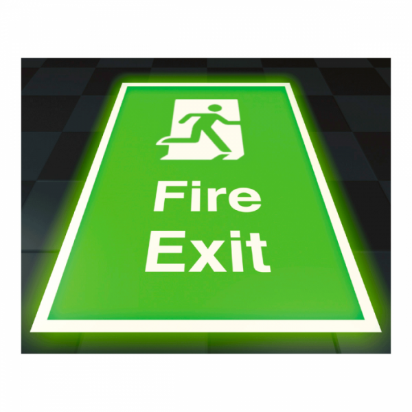 Fire Exit Floor Sign - Air Power Products