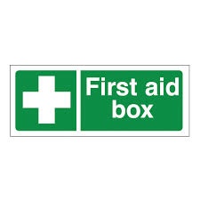 First Aid Box Sign - Air Power Products